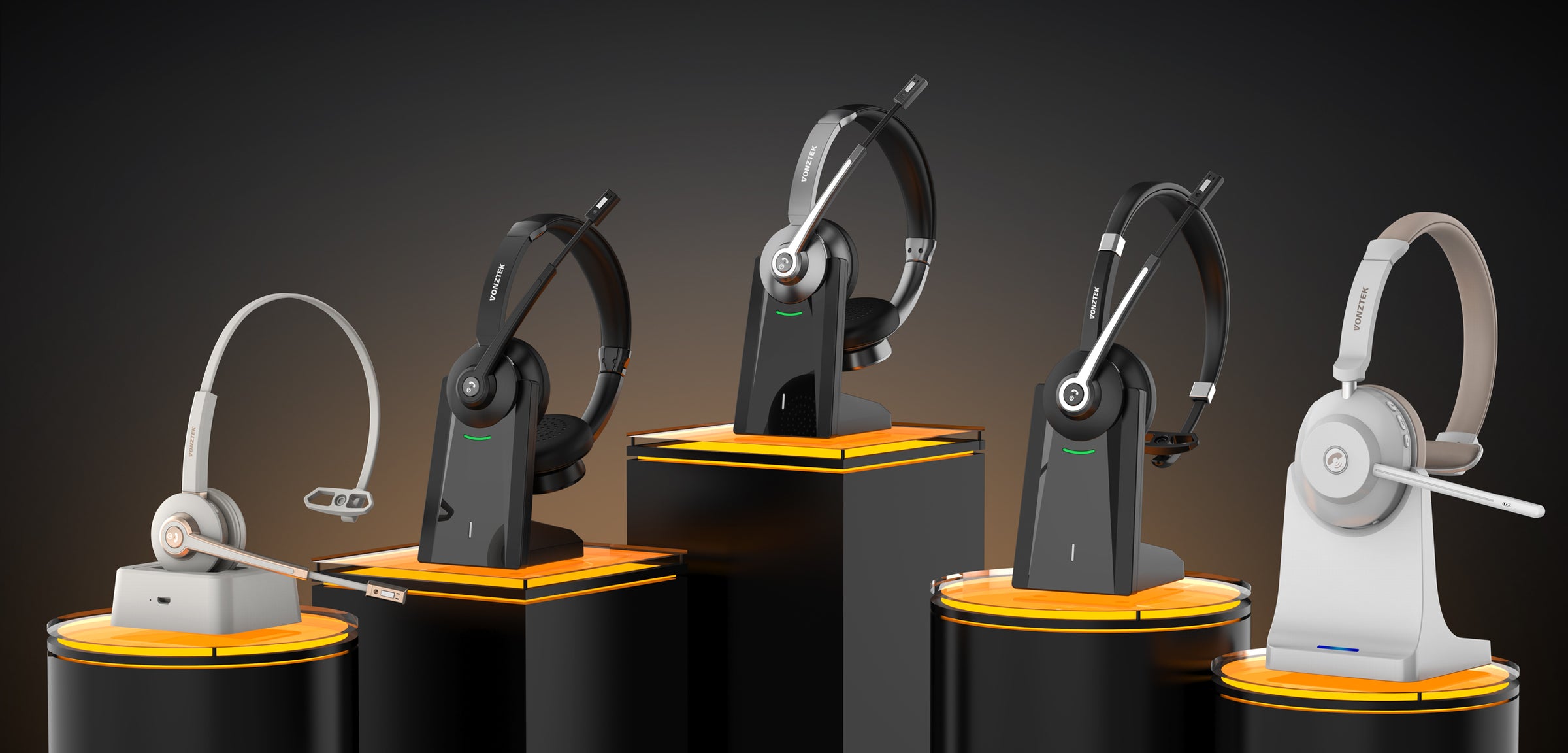 Headset with Charging Dock