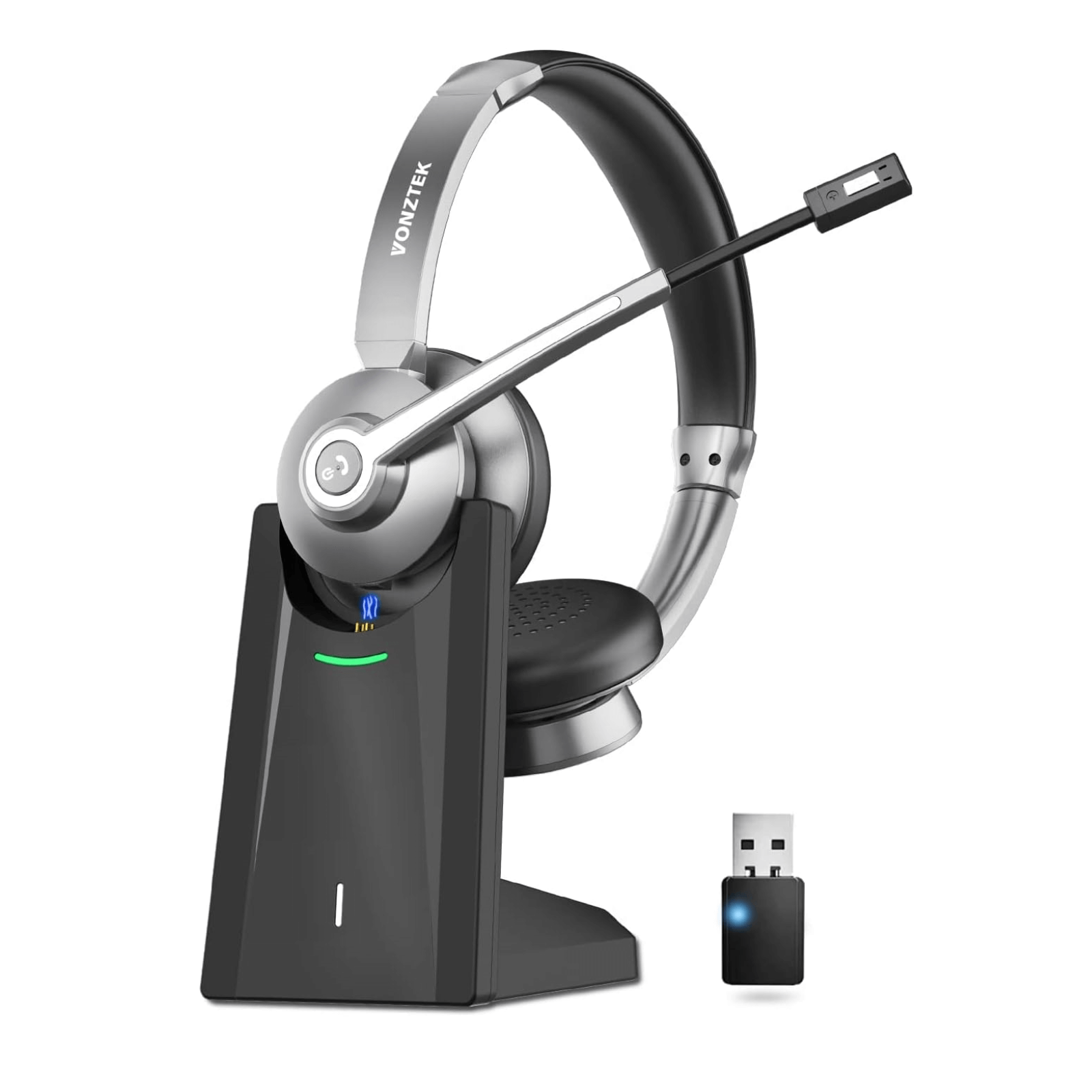 vonztek:Wireless & Bluetooth Headsets | Headphones with Mic for PC